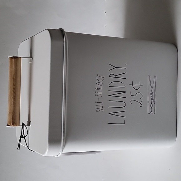 Rae Dunn | Storage & Organization | Rae Dunn Laundry Room Large Metal ...